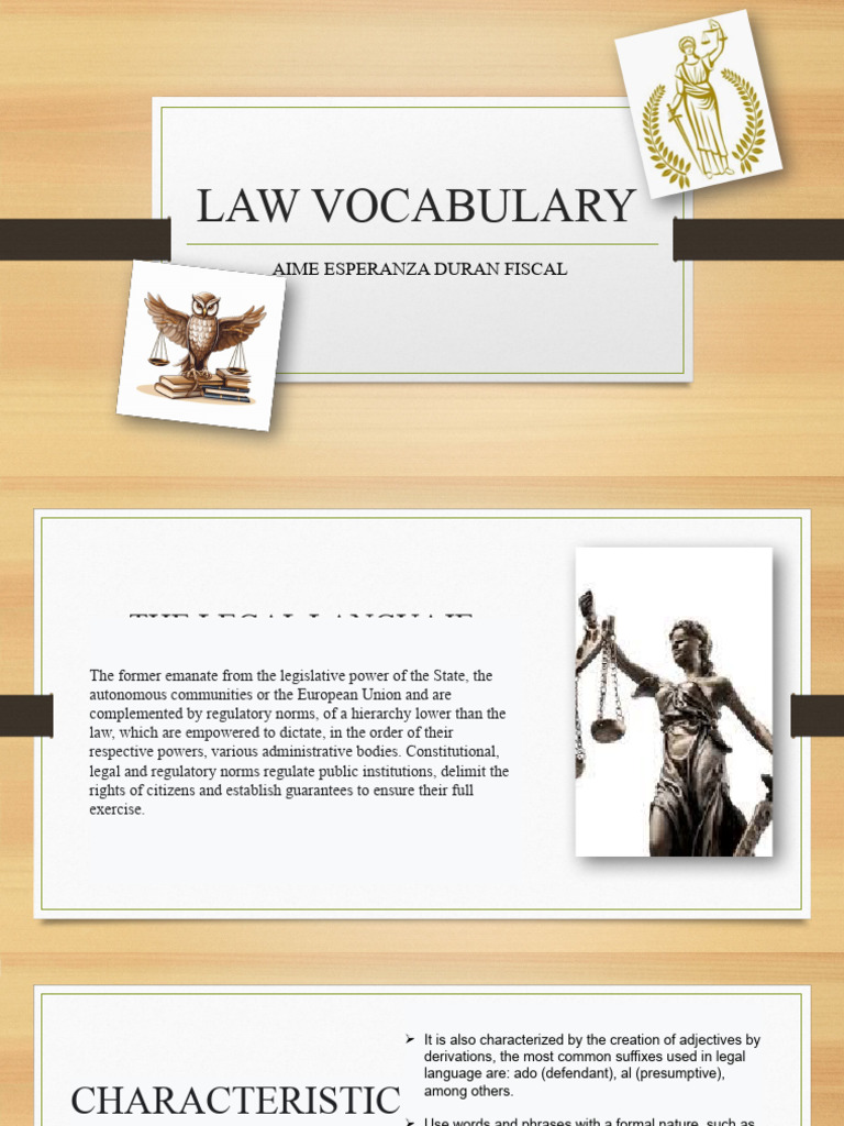 Law Vocabulary - Examen Ingles | PDF | Trials | Judge