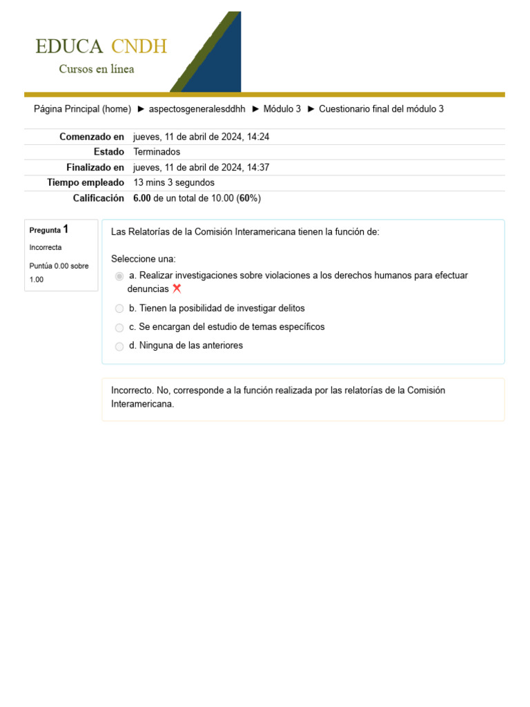 Cuestionario final del módulo 3 nooo | PDF | Ley humanitaria ...