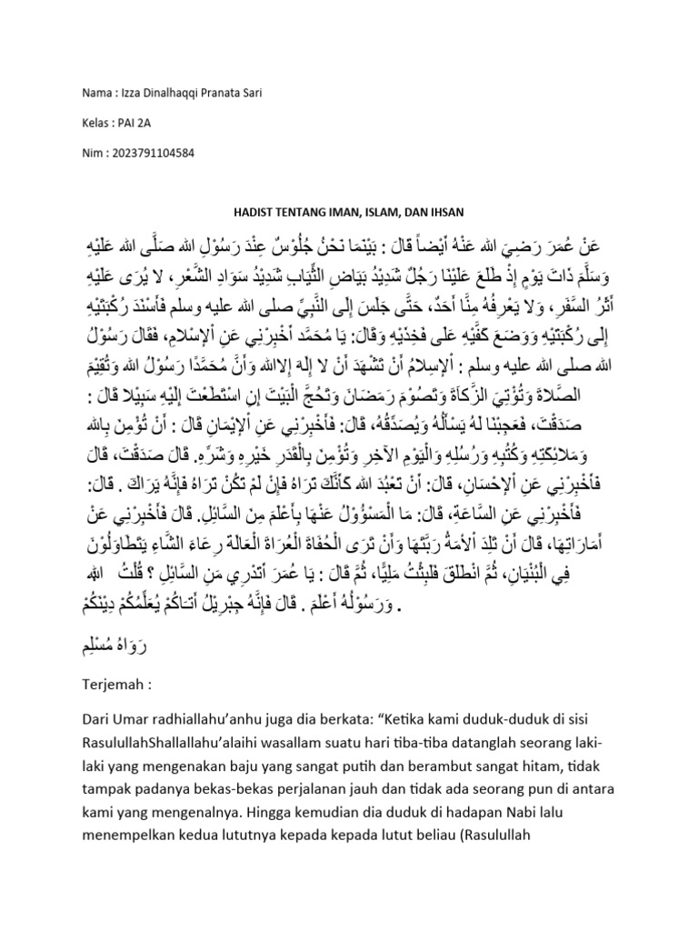 Tugas Hadist Tarbawi | PDF