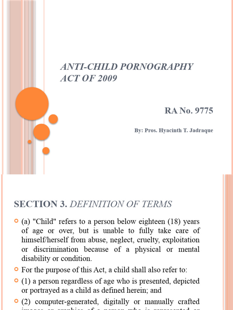 14 Anti-Child Pornography Act of 2009 | PDF | Child Pornography | Crimes