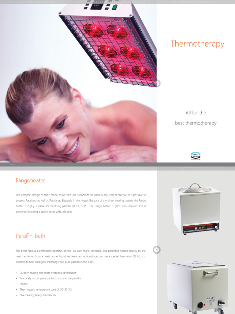 Enraf-Nonius Thermotherapy EN | PDF | Infrared | Mains Electricity