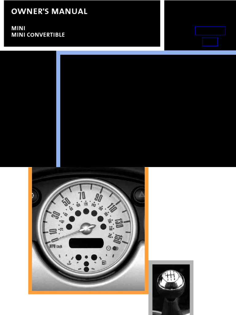 MINI R53 2006 Owners Manual | PDF | Mini | Headlamp