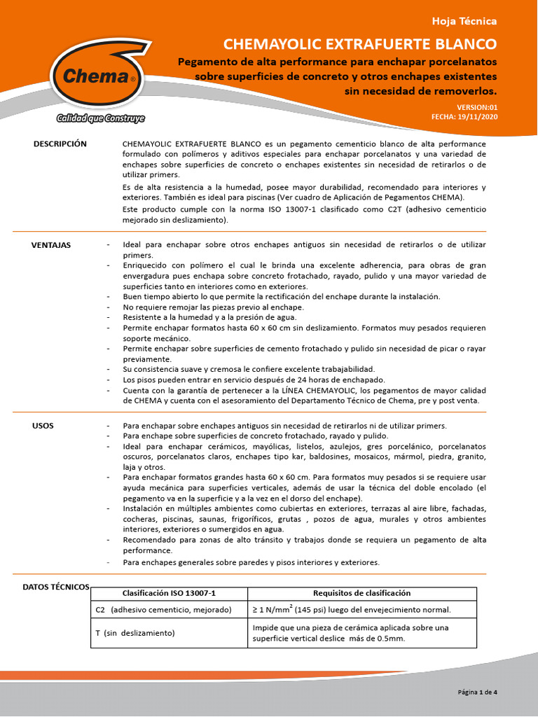 Chema Blanco | PDF | Hormigón | Adhesivo