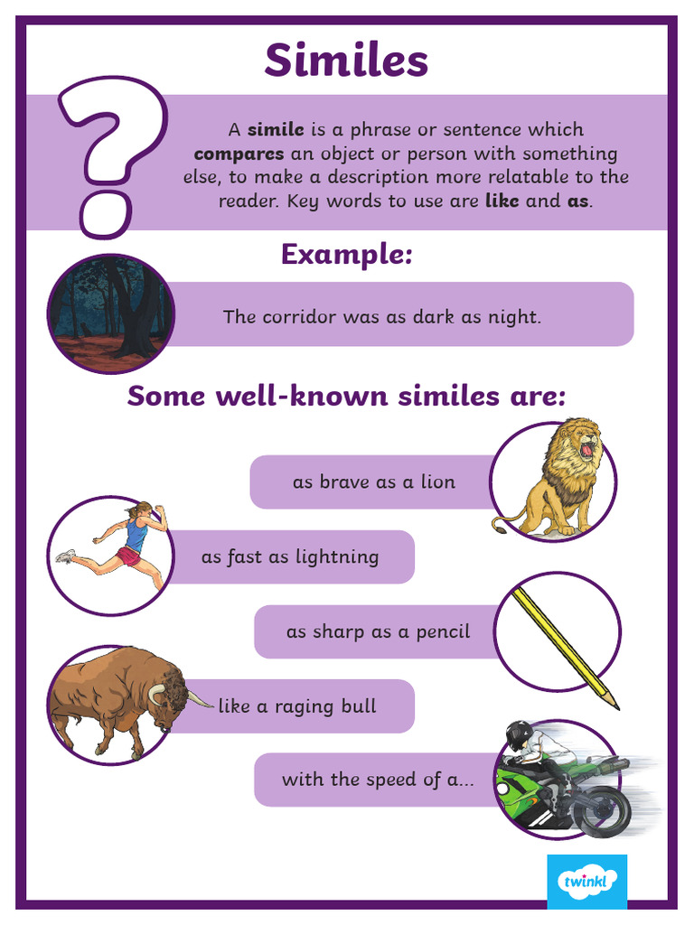 T e 2549531 Figurative Language Descriptions Examples Posters - Ver - 6 ...