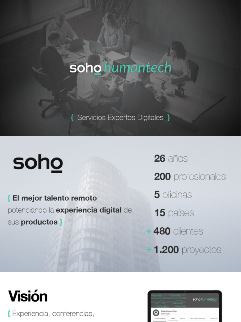 Presentacion Soho Humantech 2023 | PDF | Servicios web de Amazon ...