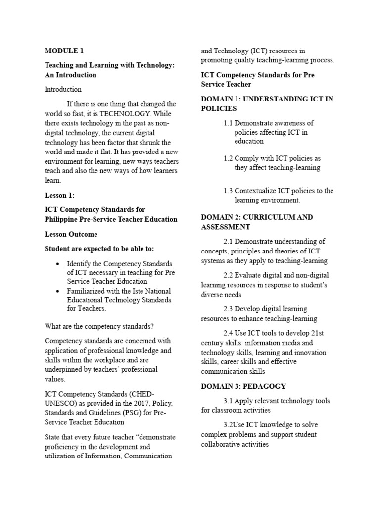 Handouts Cpe107 | PDF | Educational Technology | Learning