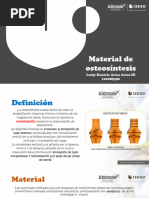 Materiales y tipos de osteosíntesis | PDF | Hueso | Tornillo