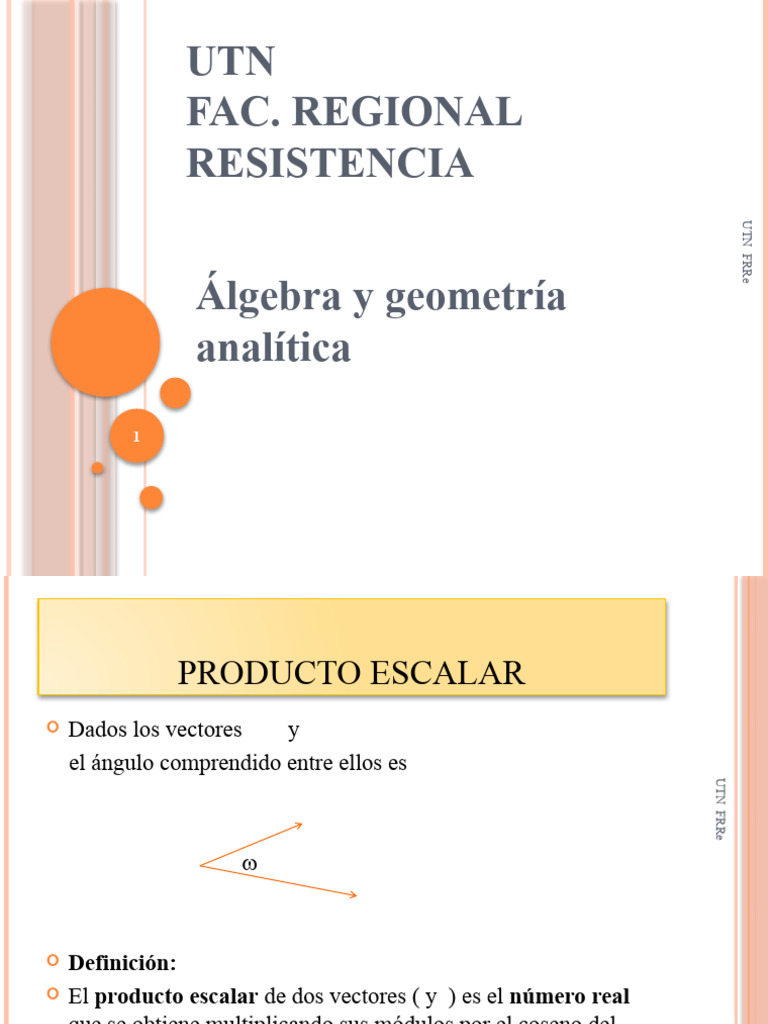 Clase 2 Vectores | PDF | Vector Euclidiano | Escalar (Matemáticas)