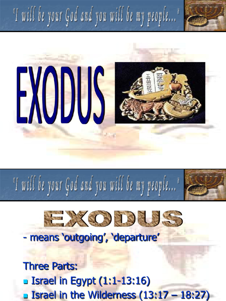 Exodus Lesson Handout March 2024 1 | PDF | Book Of Exodus | The Exodus