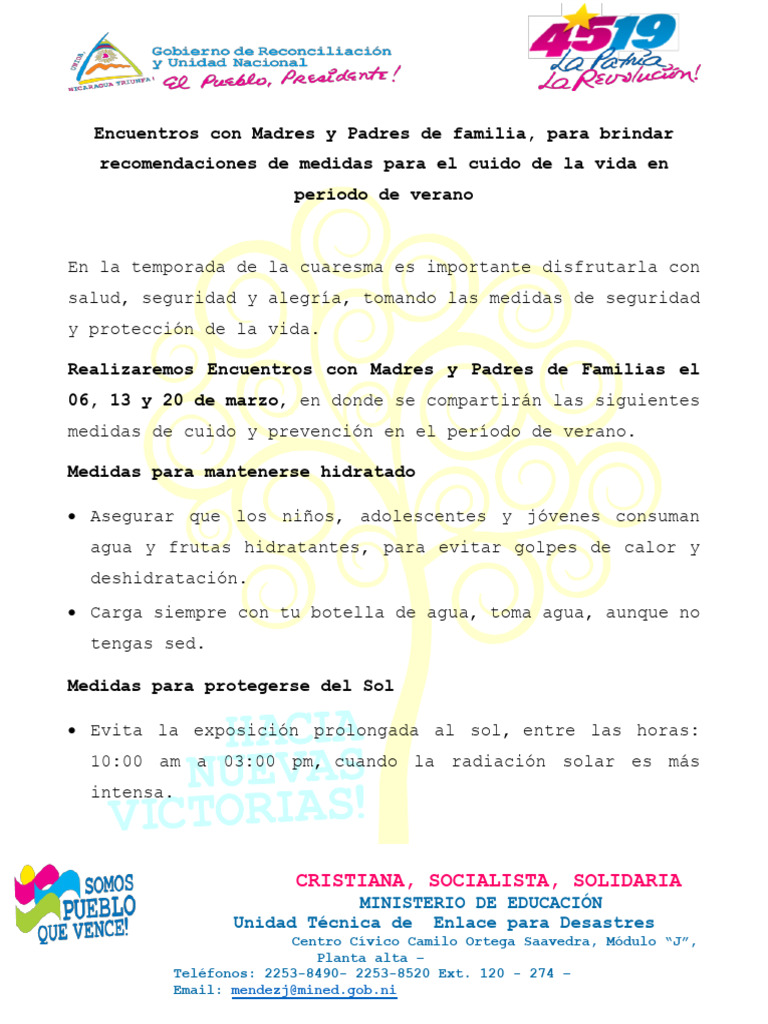 Encuentros Con Madres y Padres de Familias | PDF