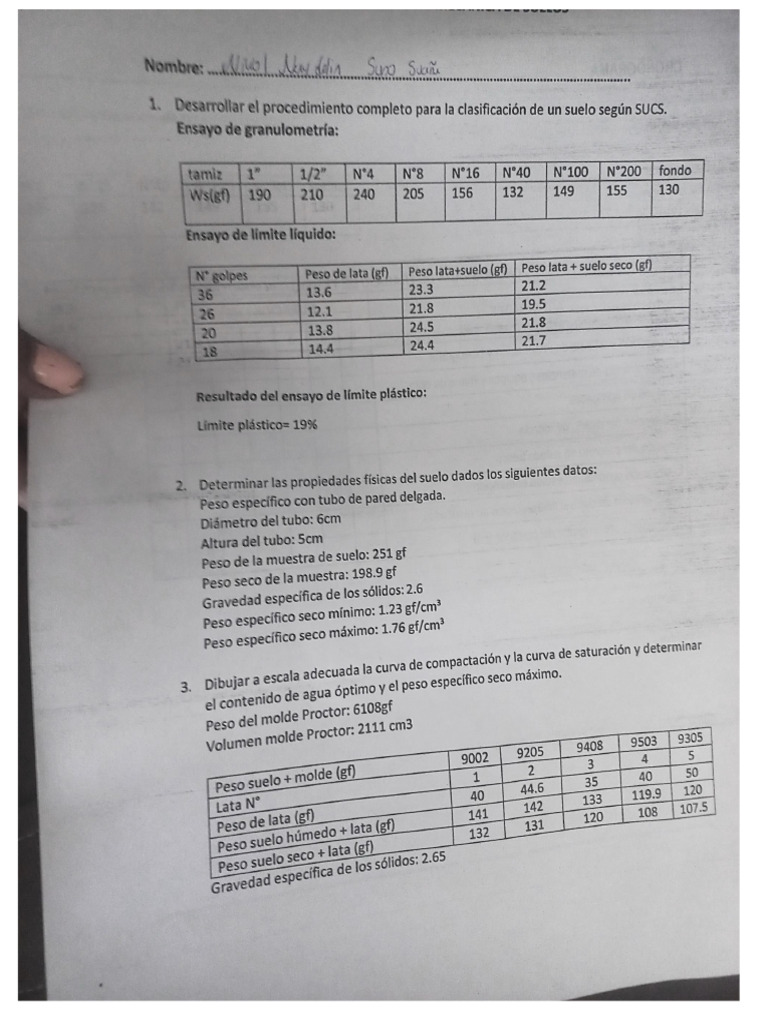 Primer Examen-Mec Suelos | PDF