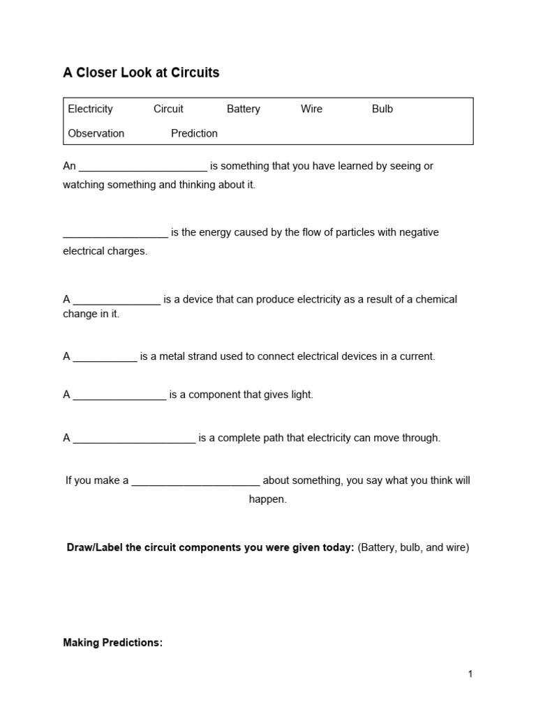 Science Methods Field Circuits Packets | Download Free PDF | Series And ...