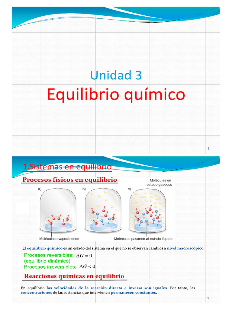 3-Equilibrio Químico | PDF