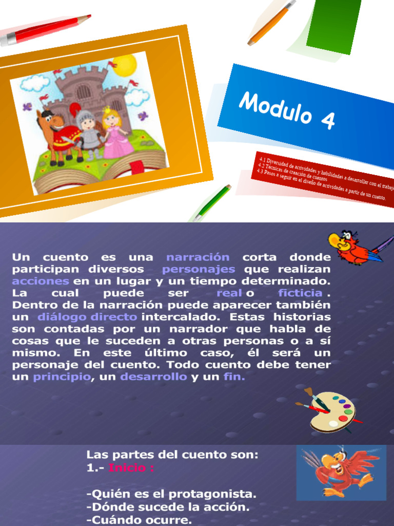 Modulo 4 | PDF | Cuentos | Aprendizaje