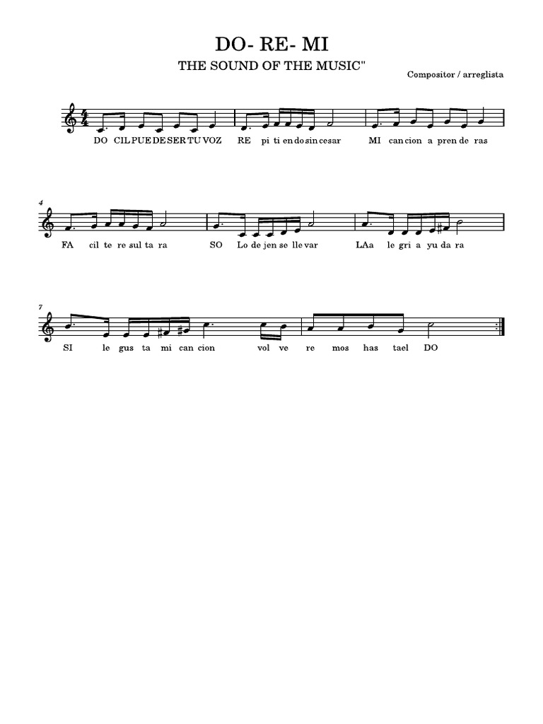 Do Re Mi | PDF