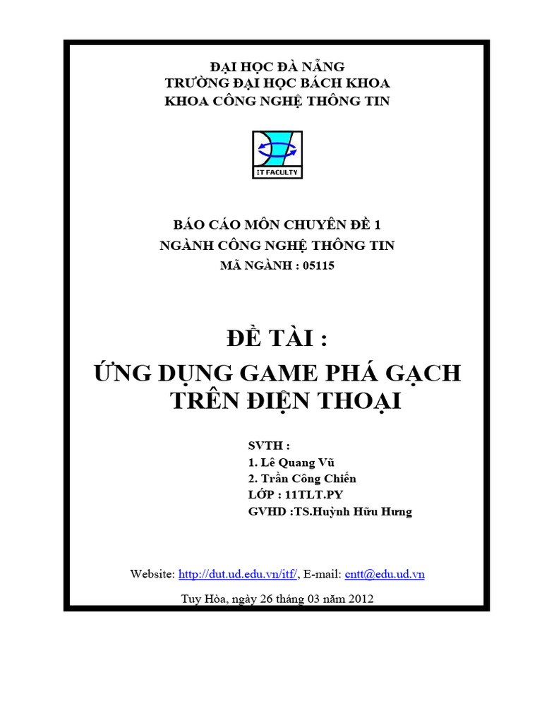Tailieuxanh Bao Cao J2ME Game Pha Gach 4831 | PDF