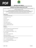 Cadastro CTF/APP e Emissão de Comprovantes | PDF