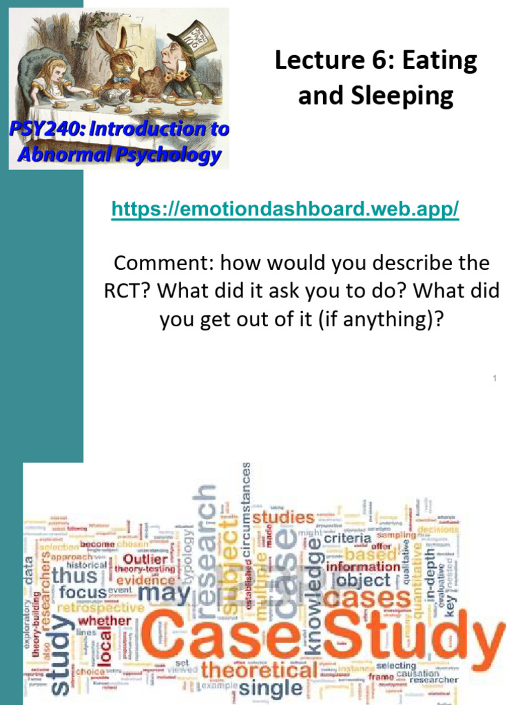 Psy240 Winter2024 Lecture6 | PDF | Eating Disorder | Sleep