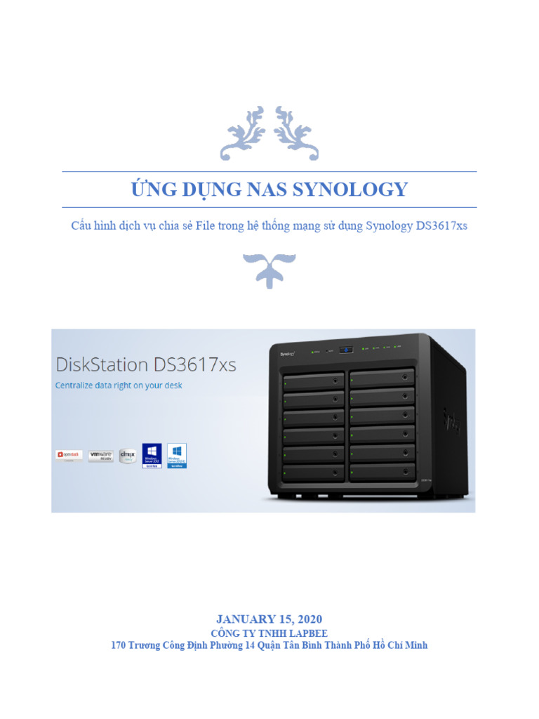 Synology DSM 6.x Configuration Windows | PDF