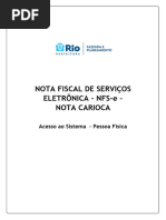 Guia de Emissão de NFS-e no GissOnline | PDF | Senha | Recibo