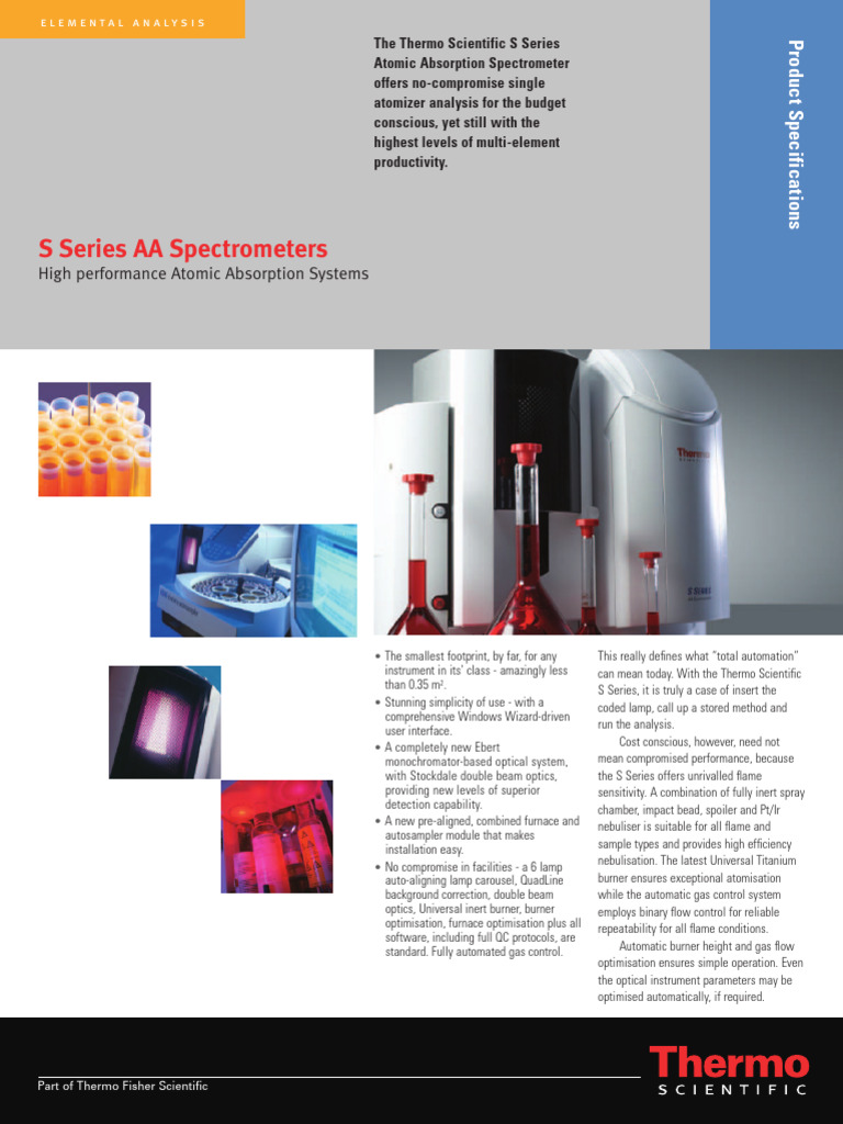 Thermo Aa Spectro Data | PDF | Atomic Absorption Spectroscopy