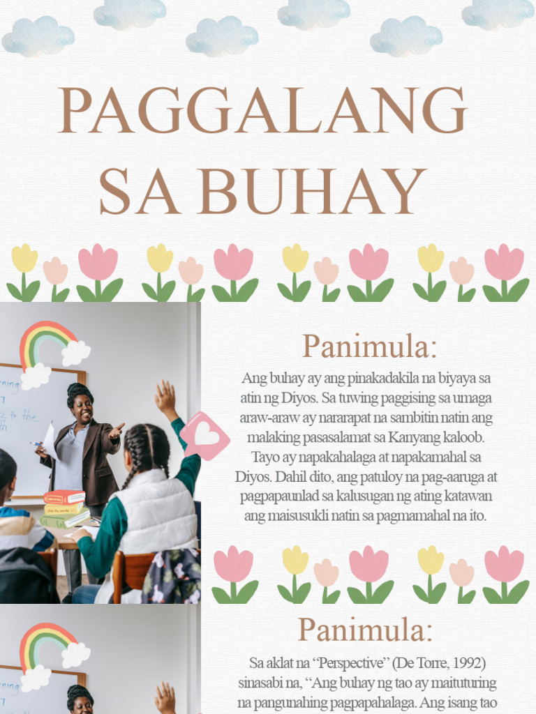 Paggalang Sa Buhay Week 3 4 | PDF