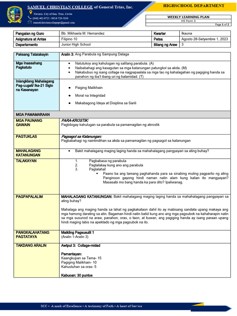 F10 W3 WLP Final | PDF