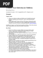 UTI Clinical Pathway for Pediatric Care | PDF | Urinary Tract Infection ...