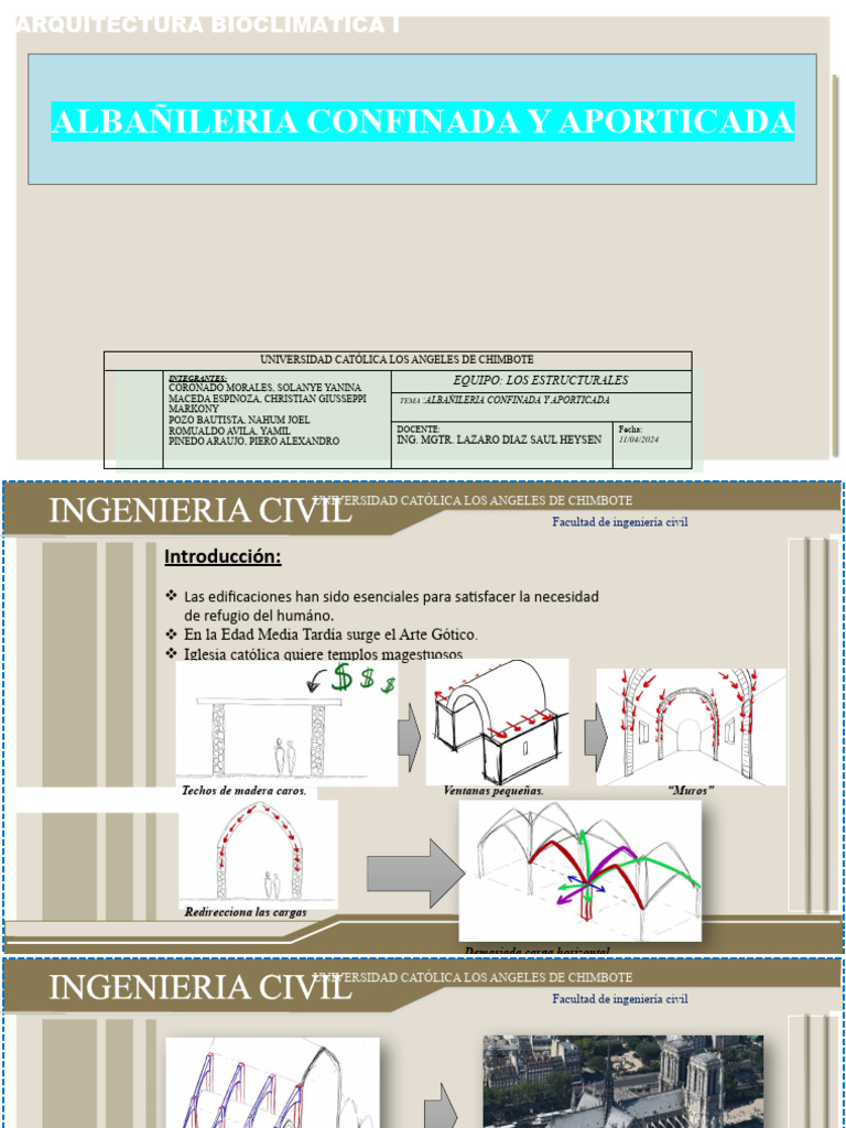 Albanileria Confinada y Aporticada Final | PDF | Fundación (Ingeniería ...