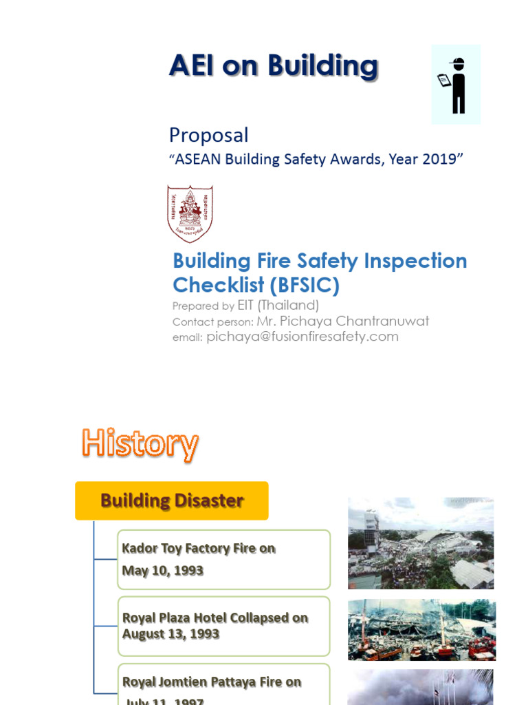 EIT-Building-Inspectors-Thailand | PDF | Fire Safety | Emergency Management