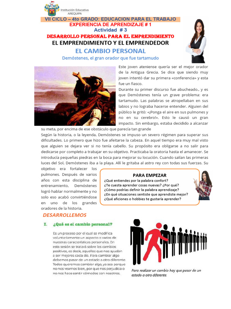 tema 3 - 4°- 2023 | PDF | Hablar en público