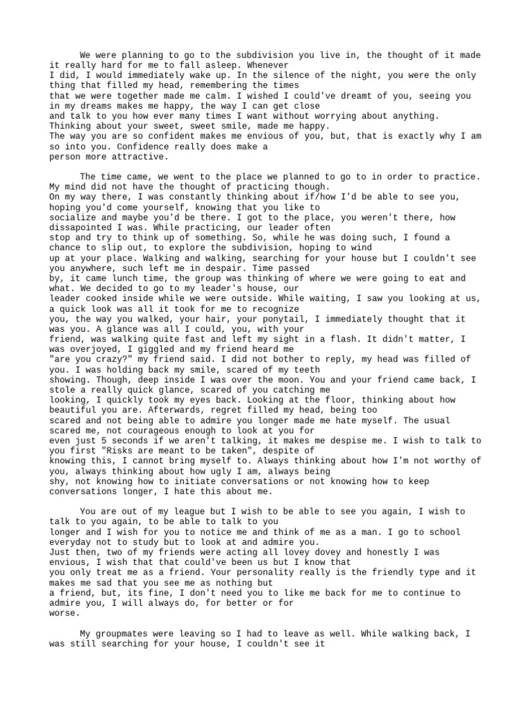 Letter of The Day #1 | PDF | Dream