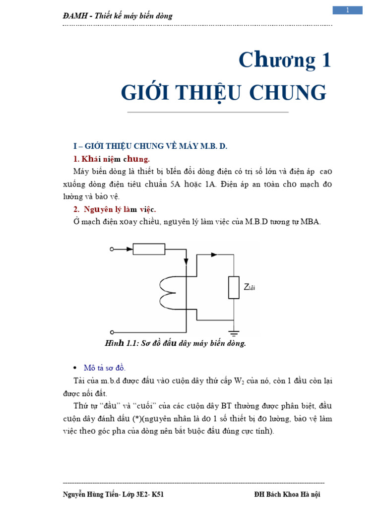 Do An Mon Hoc Thiet Ke May Bien Dong | PDF