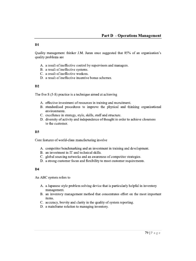 E1 Exam Practice Kit 4 | PDF