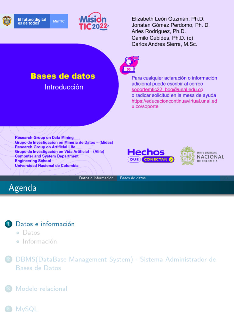 17-BD Introduccion | PDF | Bases de datos | Base de datos relacional