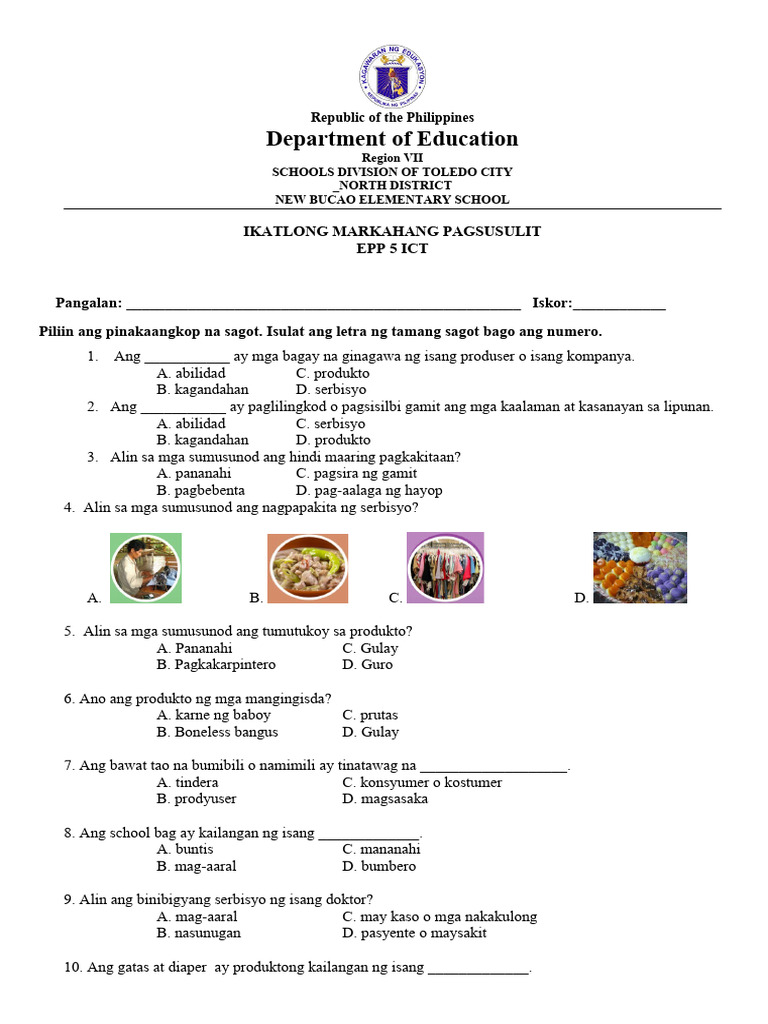 G5 Q2 PT Epp-Ict | PDF