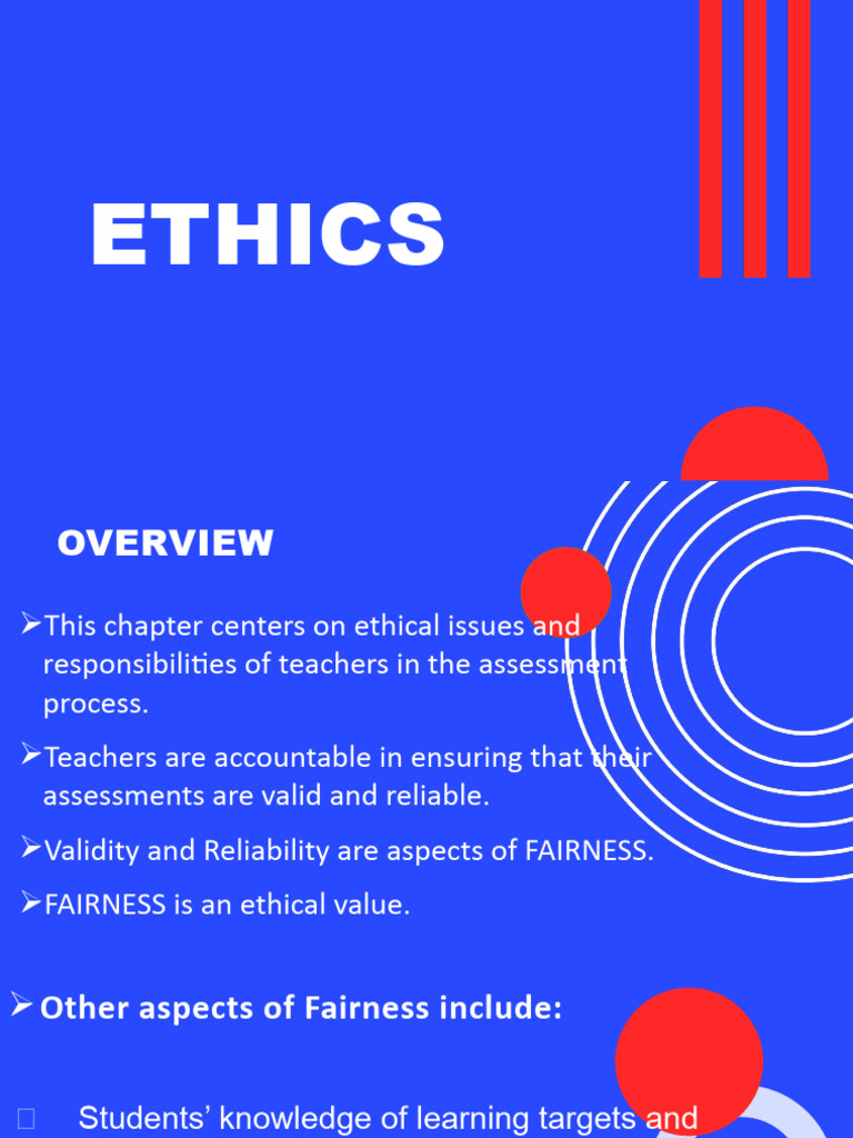 ETHICS | PDF | Educational Assessment | Stereotypes