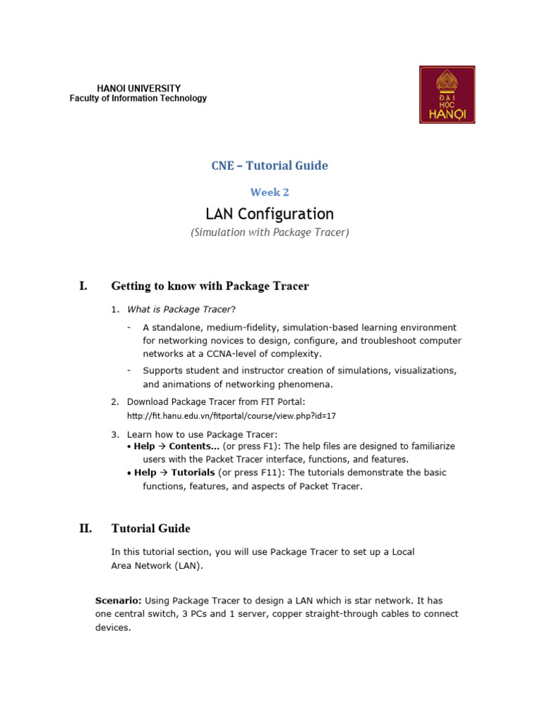 CNE Tutorial 02 - LAN Configuration With DHCP | PDF | Computer Network ...