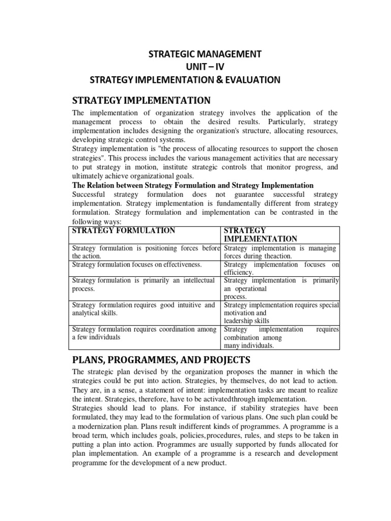 Strategic Management Unit 4 Nce | PDF | Strategic Management | Power (Social And Political)