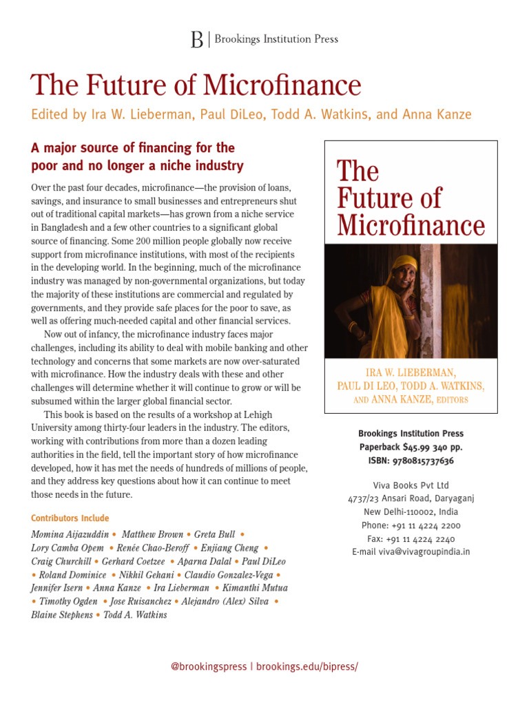 The Future of Microfinance | PDF | Microfinance | Business