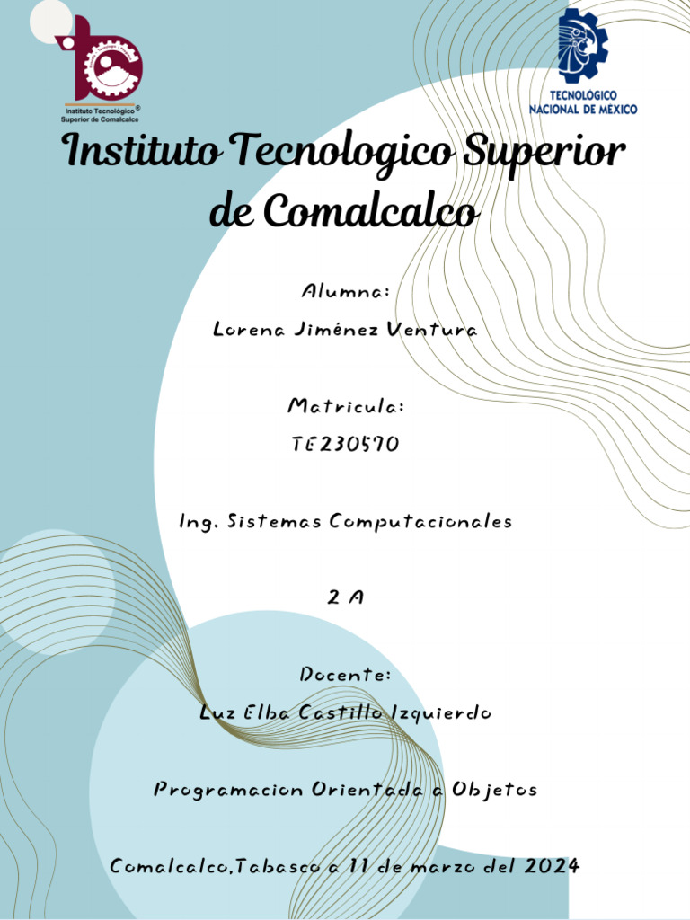 2a Act3 T3 LJV | PDF | Java (lenguaje de programación) | Ingeniería de ...