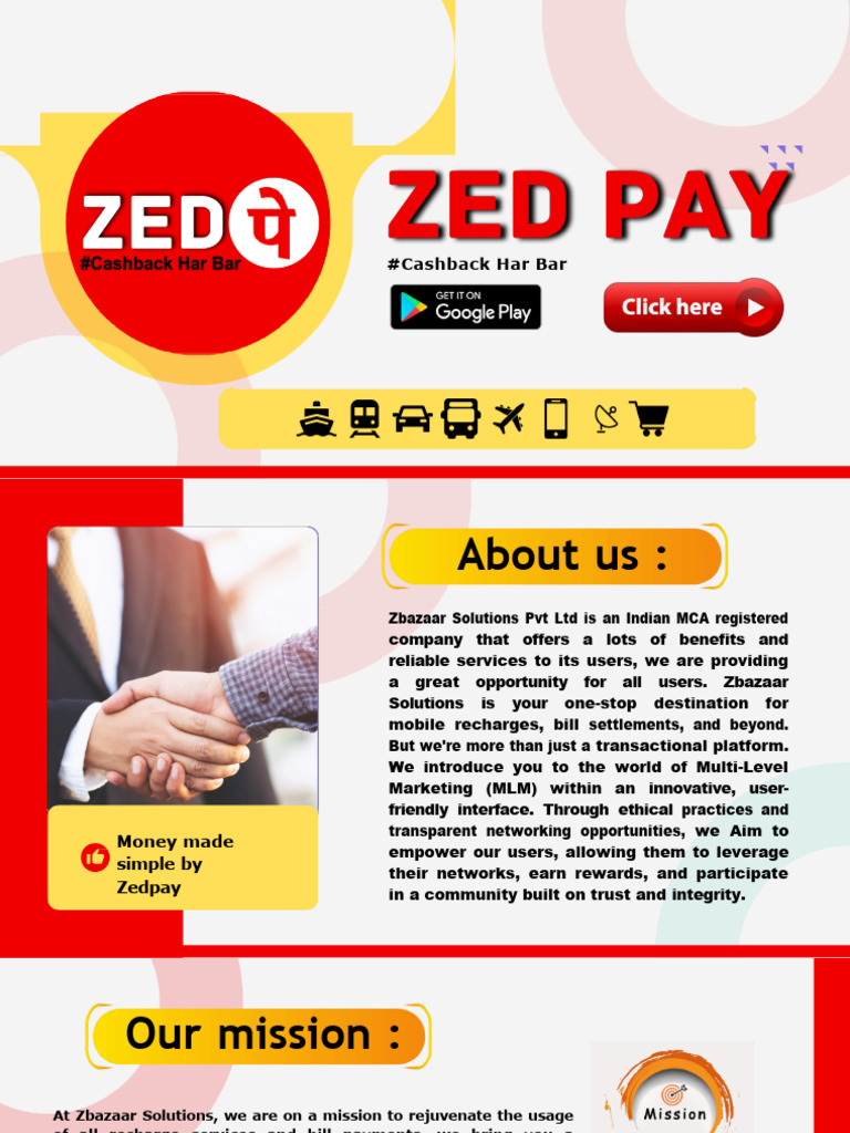 Zed Pay Full Plan | Download Free PDF | Credit Card | Economies