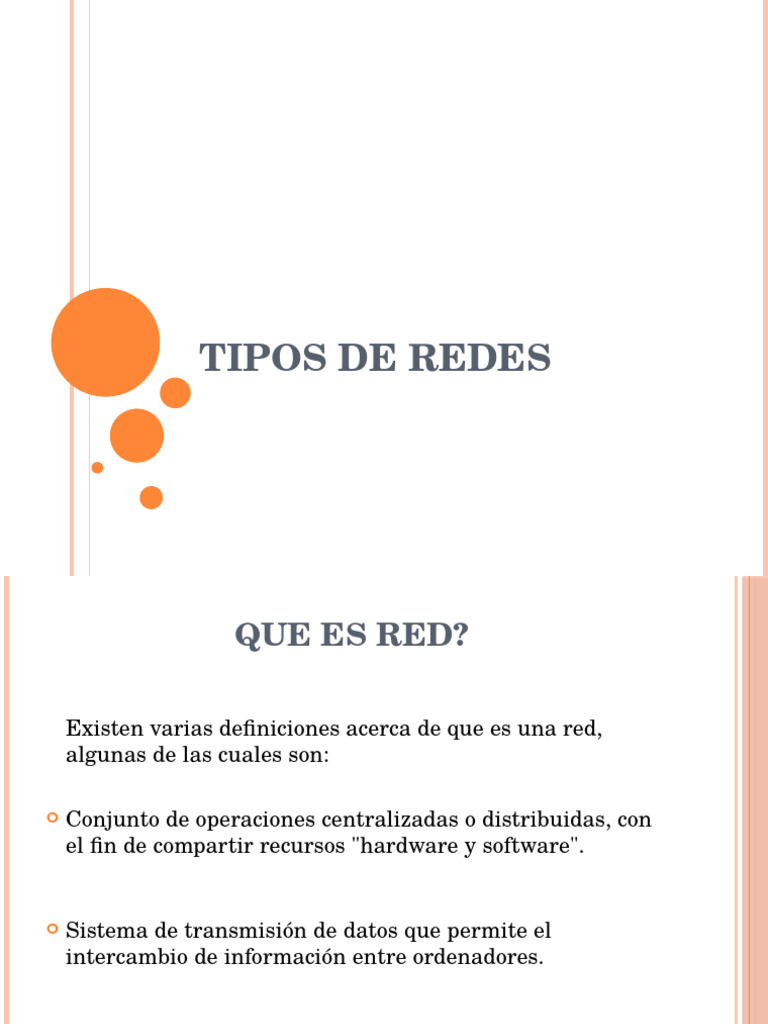 Tipos de Redes | PDF | Red de computadoras | Red de área amplia