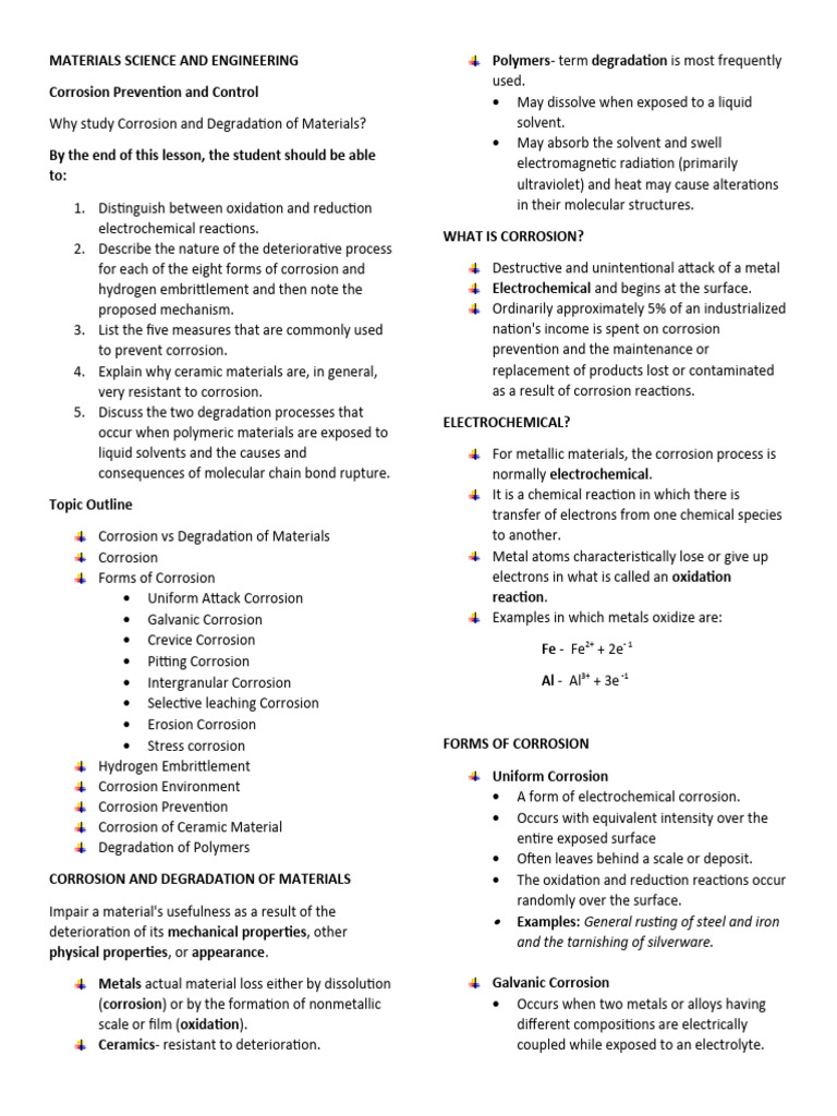Mat Sci Group 3 | Download Free PDF | Corrosion | Metals