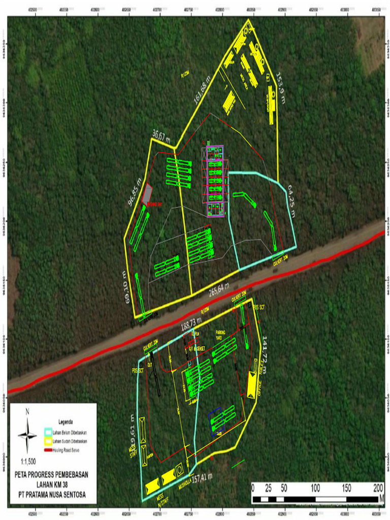 Peta Layout Project Fcs Ev Pns-Enim Ekow1 4042024 | PDF