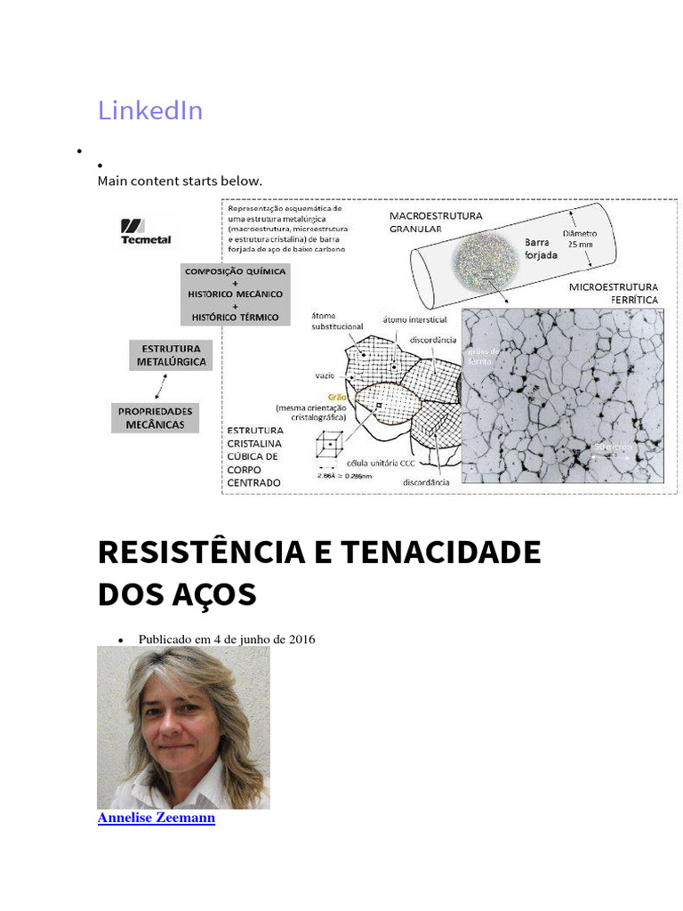 Resistência e Tenacidade Do Aço | PDF | Aço | Liga