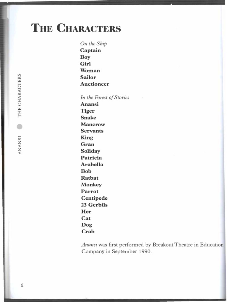 Anansi by Alistair Campbell | PDF