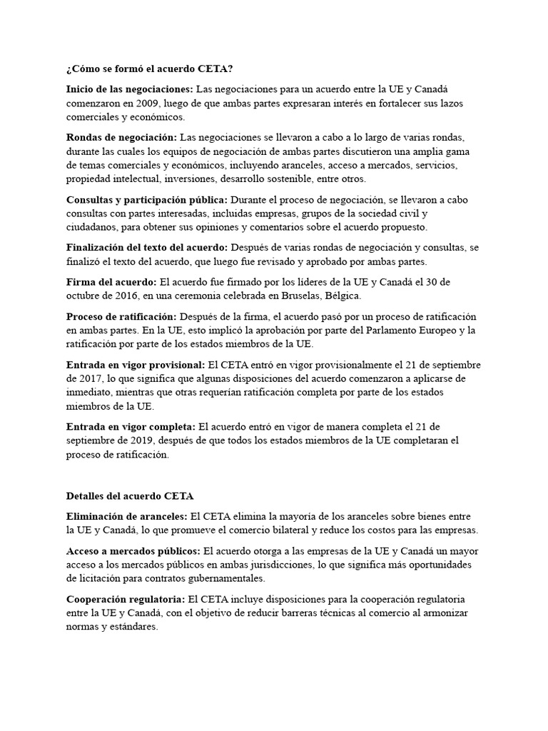CETA | PDF | Propiedad intelectual | Arbitraje