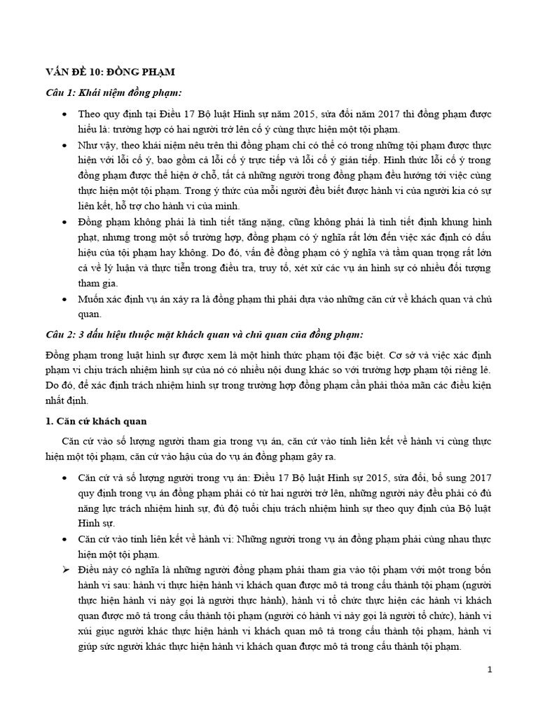 Van de 10_Dong pham | PDF