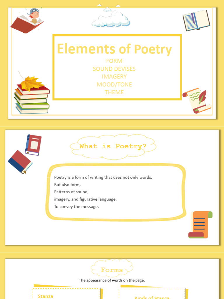 Key Elements of Poetry Explained | PDF | Poetry | Rhyme